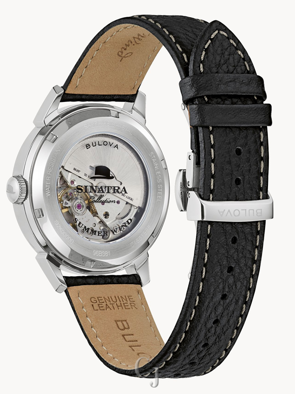 BULOVA FRANK SINATRA “SUMMER WIND” WATCH 96B381 - Claudias Jewelry Inc