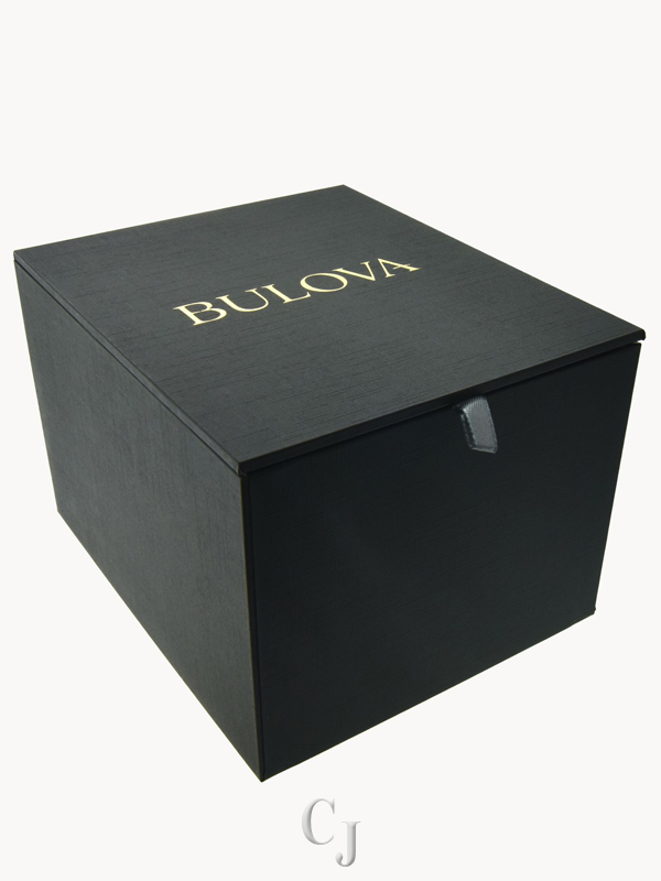 BULOVA CLASSIC BLUE DIAL LEATHER STRAP MEN’S WATCH 96B442 - Claudias ...