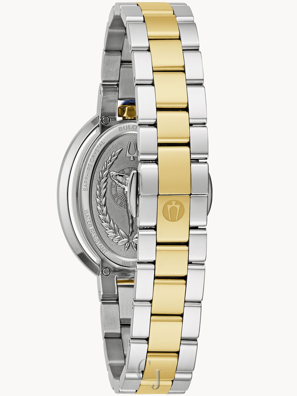BULOVA RUBAIYAT SILVER-TONE DIAL STAINLESS STEEL BRACELET WOMEN'S WATCH ...